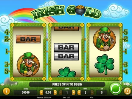 Irish Gold - Juego de Tragamonedas Gratis