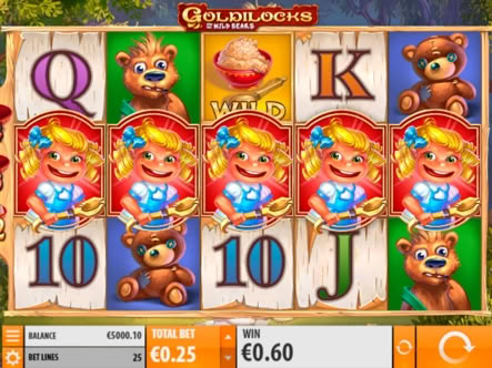 Goldilocks and the Wild Bears - Juego de Tragamonedas Gratis